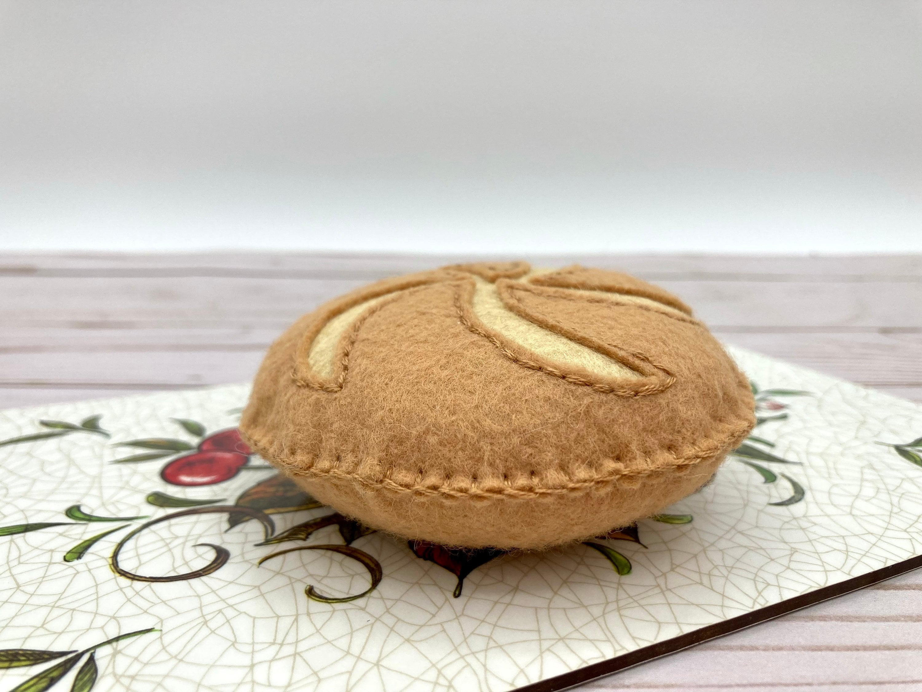Felt Bread Roll Felt Dinner Roll Handmade Felt Bread Roll Felt ...