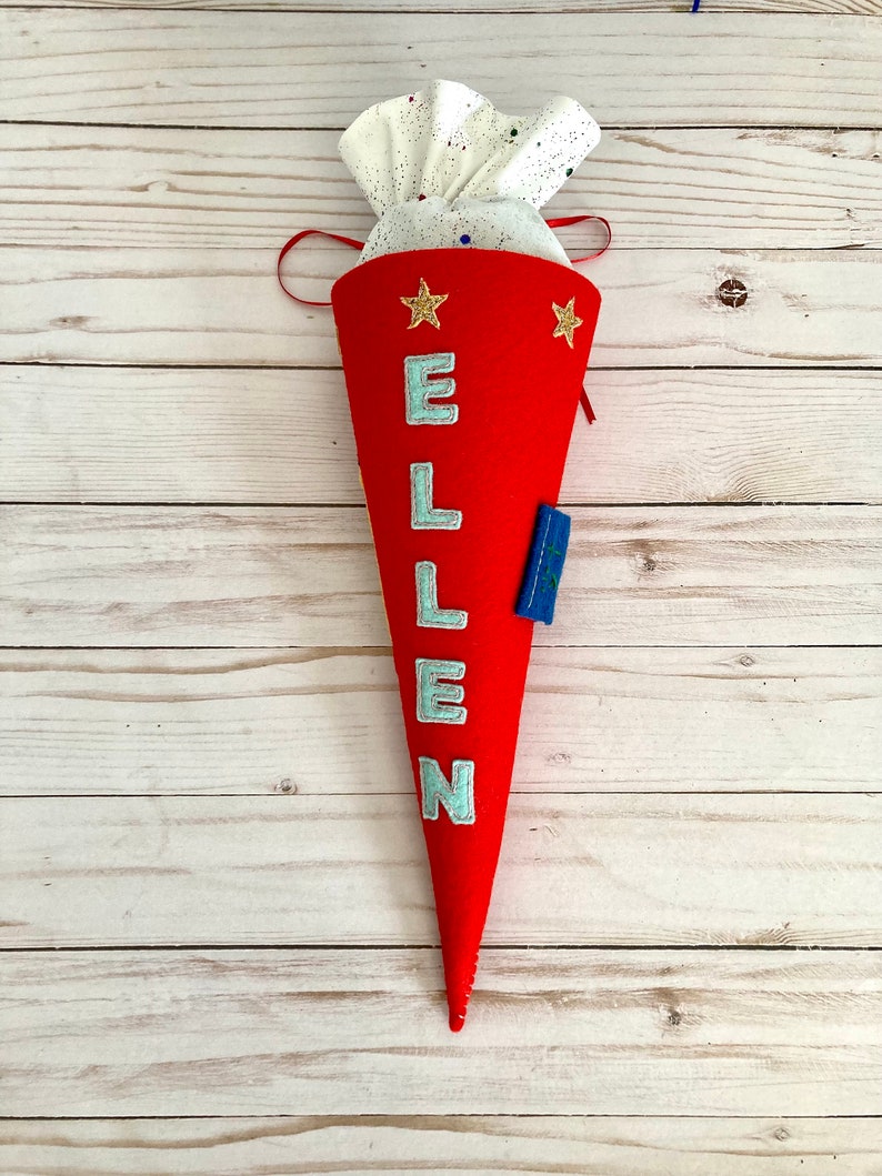 12 In. Felt School Cone | Back to School Cone | Personalized School ...