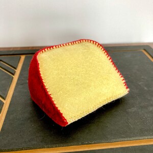 Handmade Felt Cheese Pair | Play Cheese Set | Pretend Play Kitchen Food ...