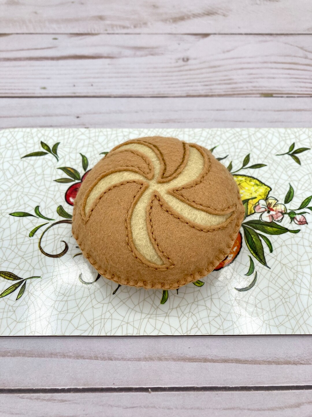 Felt Bread Roll | Felt Dinner Roll | Handmade Felt Bread Roll | Felt ...
