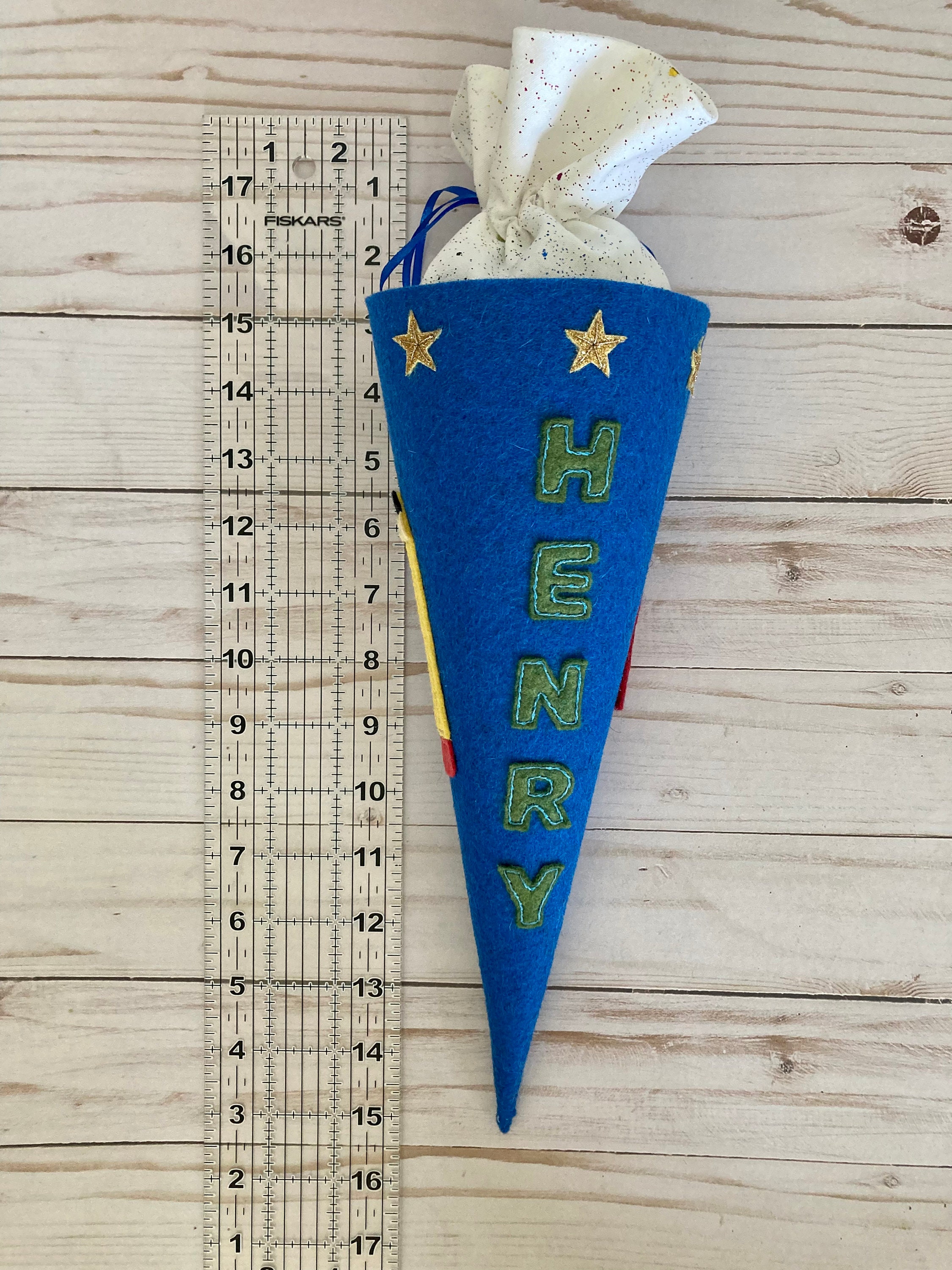 12 In. Felt School Cone | Back to School Cone | Personalized School ...