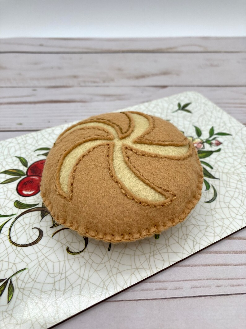 Felt Bread Roll Felt Dinner Roll Handmade Felt Bread Roll Felt ...