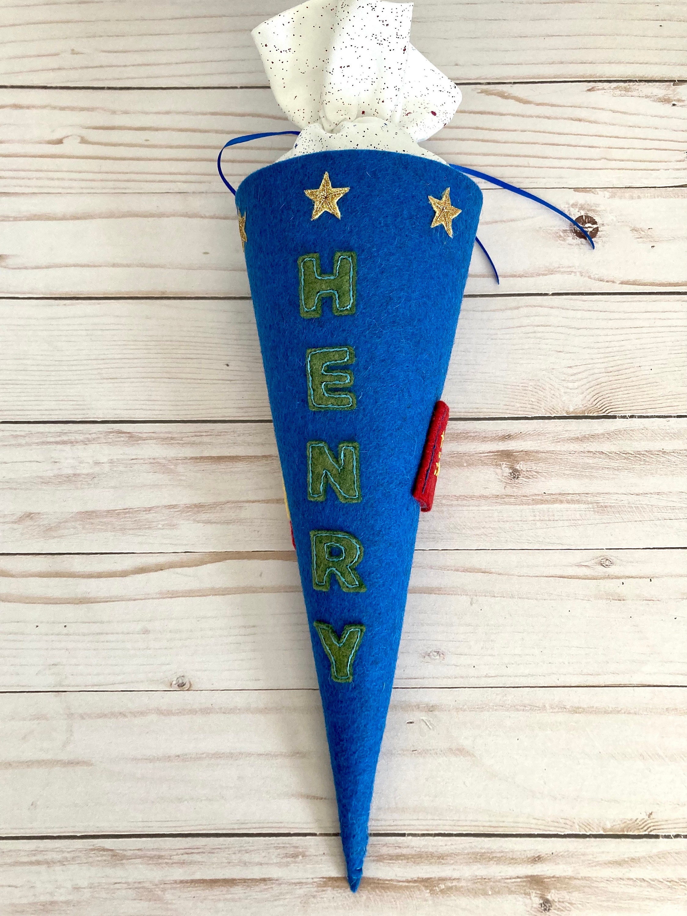 12 In. Felt School Cone | Back to School Cone | Personalized School ...