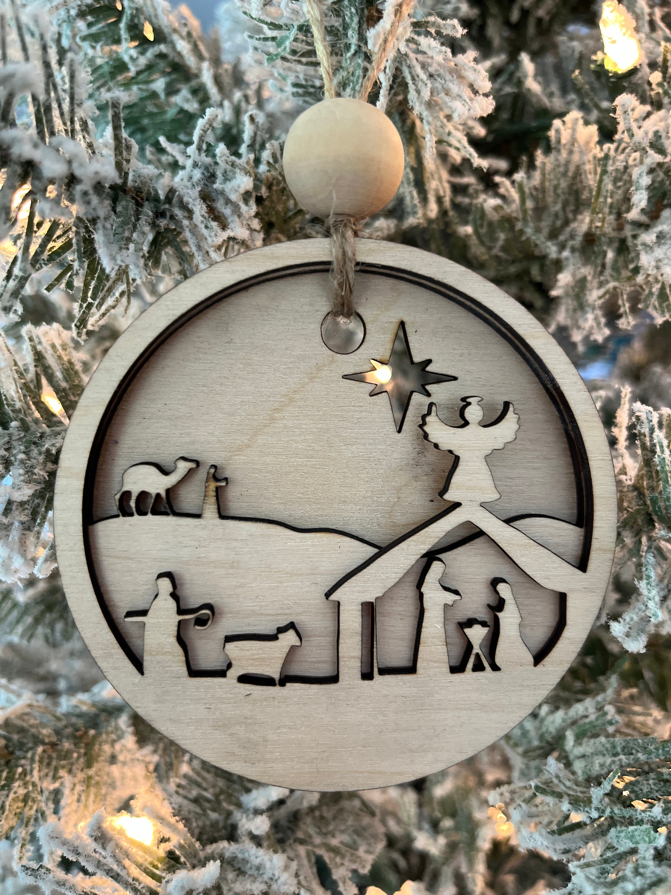 Life of Christ Wooden Ornament Set - Etsy