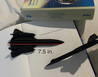 3D Printed SR-71 Blackbird, SR-71 Blackbird, Scale Model, Aircraft ...