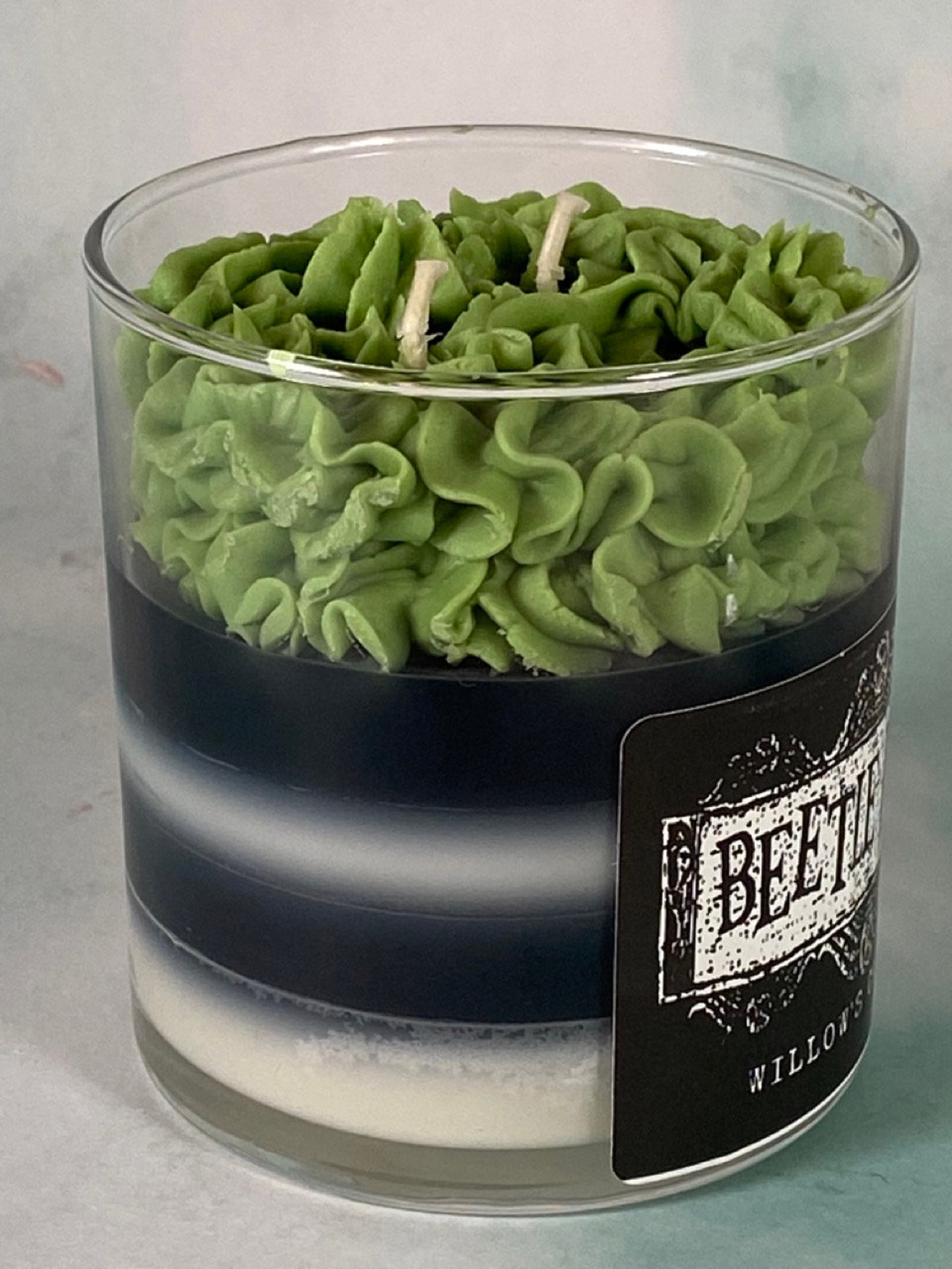 Beetlejuice Candle. Halloween Candle. Halloween Decor. Spooky Decor ...