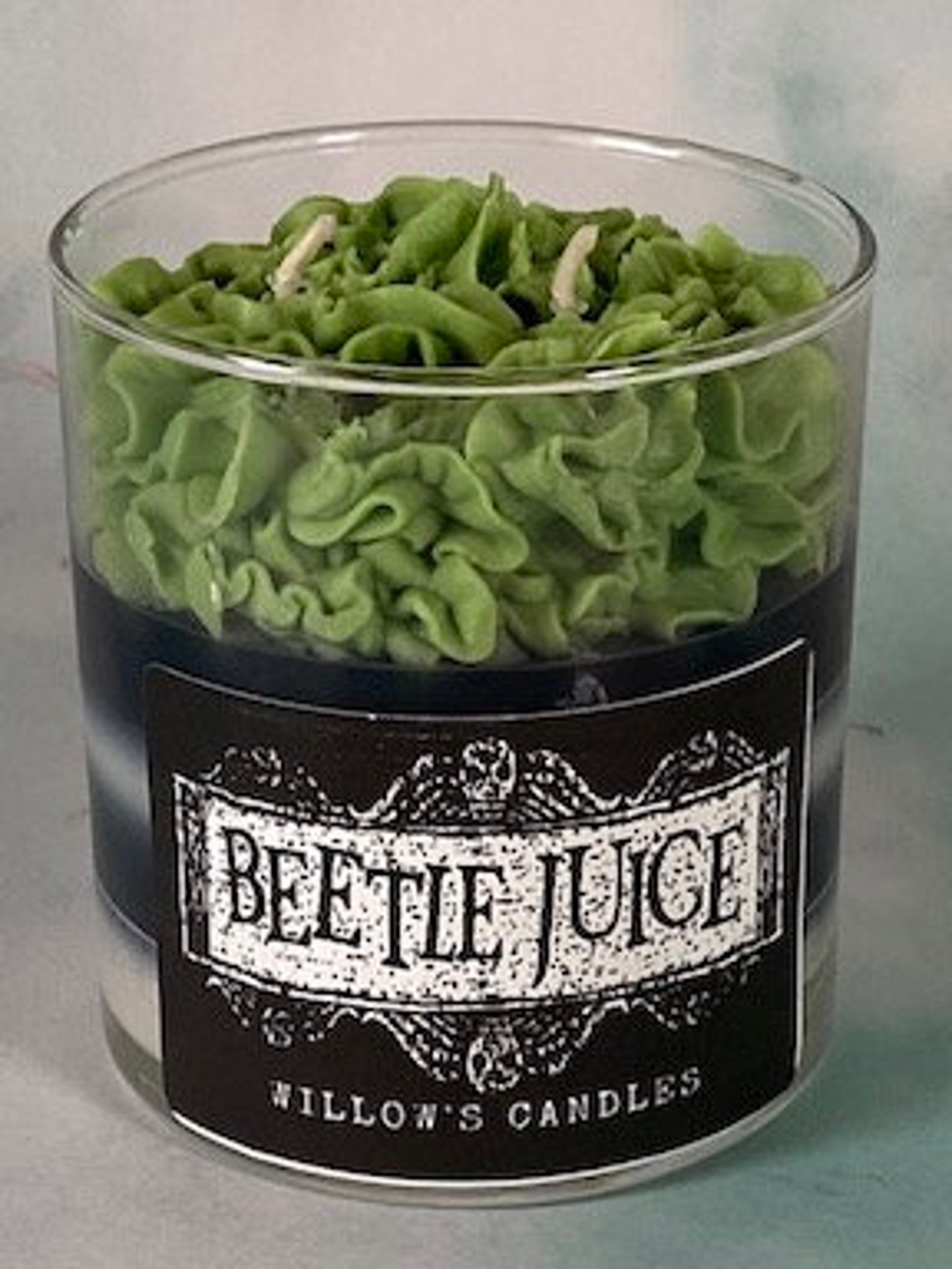 Beetlejuice Candle. Halloween Candle. Halloween Decor. Spooky Decor ...