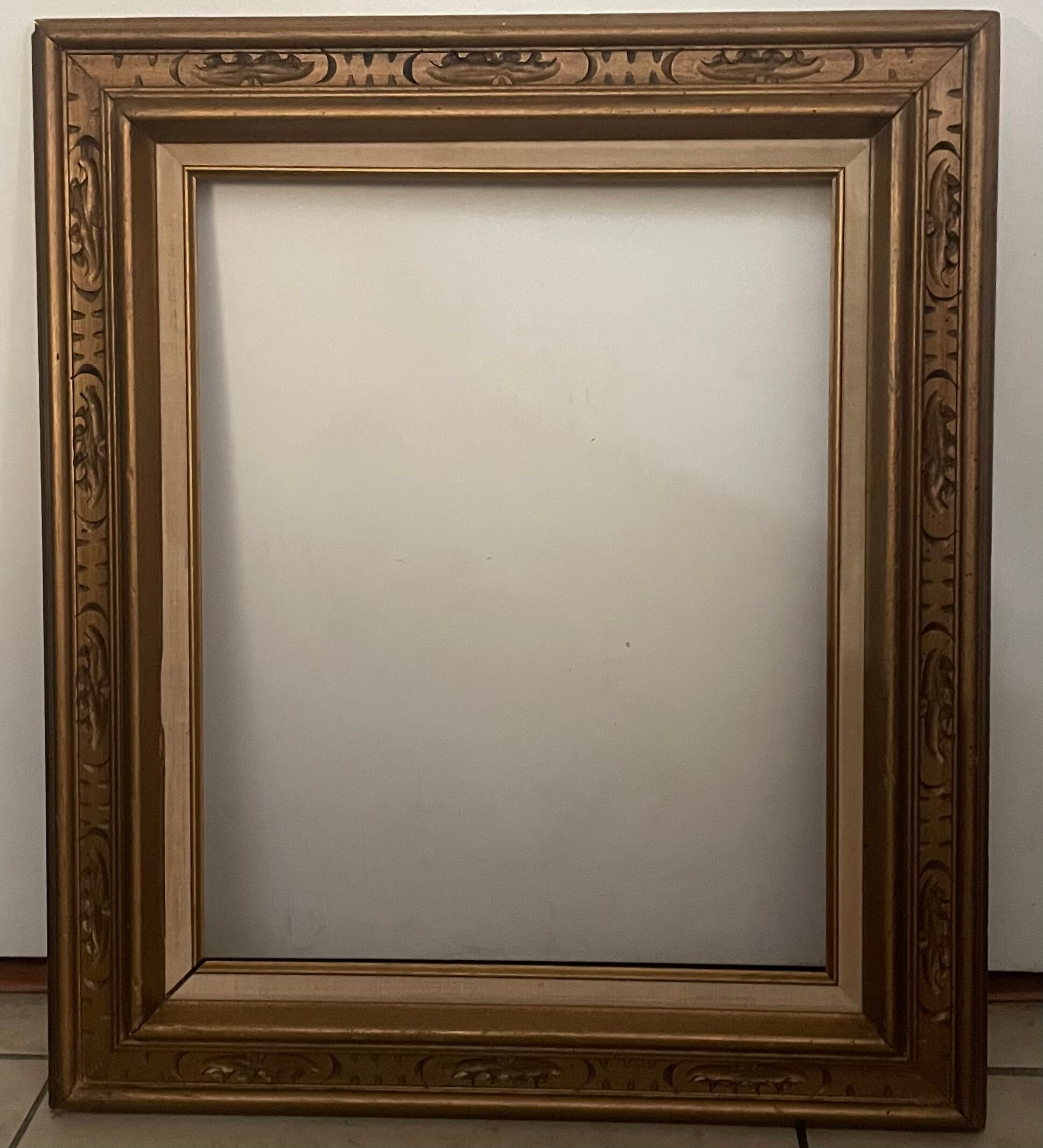 Antique Gold Wood Open Frame - Etsy