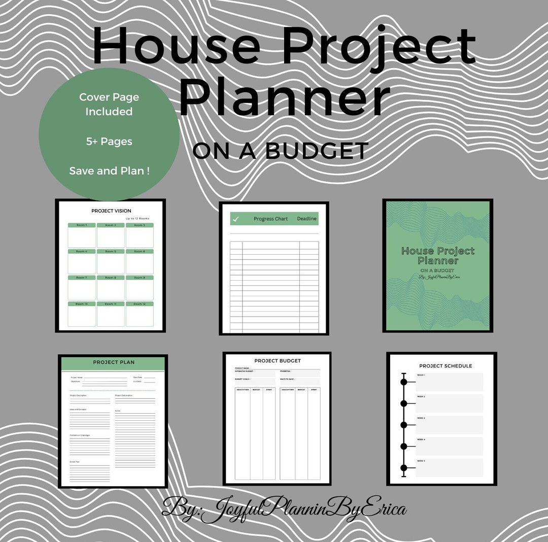 House Project Planner House Project Project PNG File - Etsy