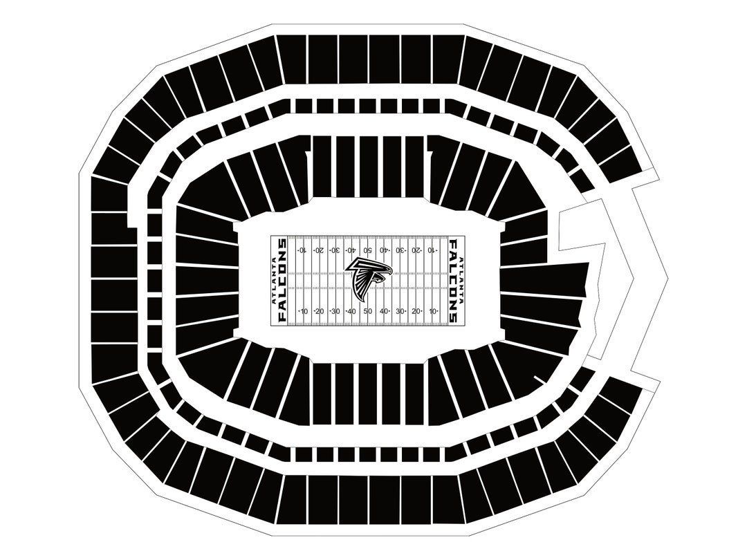 4 Layer Mercedes Benz Stadium Laser Cut/engrave File - Etsy