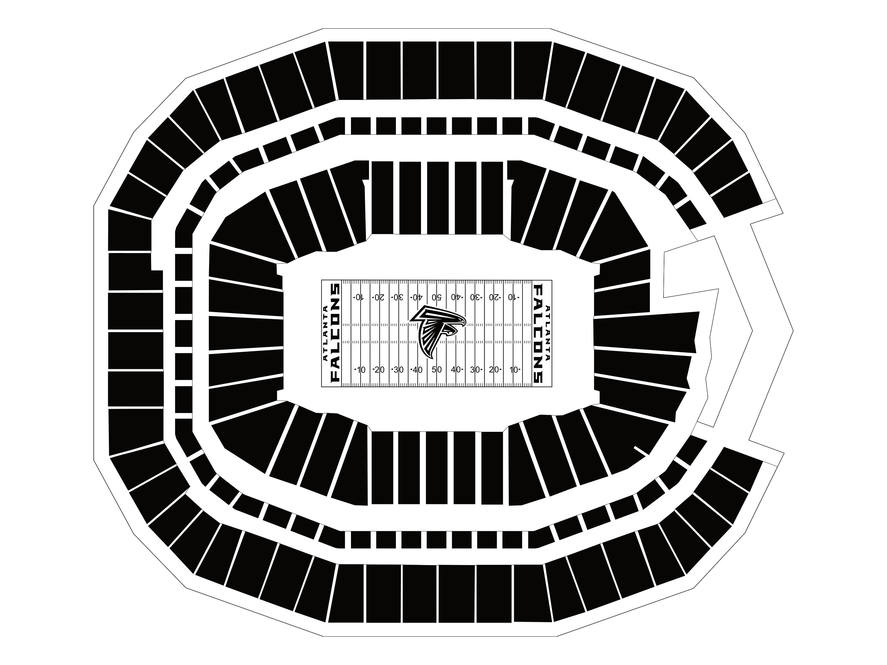Atlanta Falcons Stadium Seating Chart