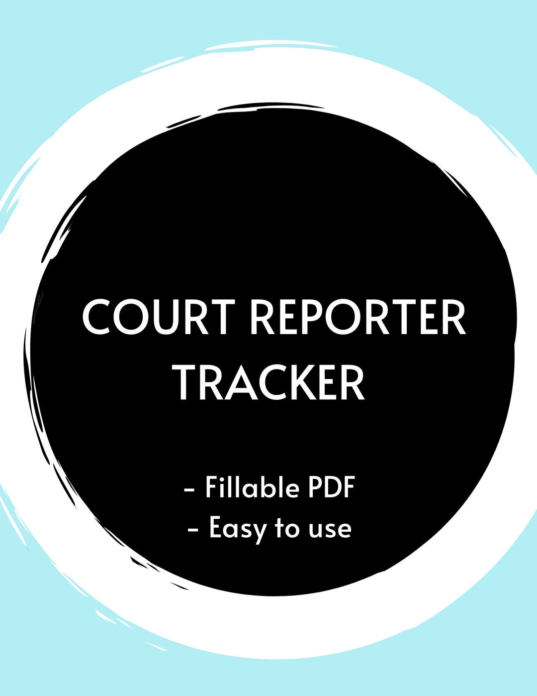 Court Reporter Tracker - Etsy