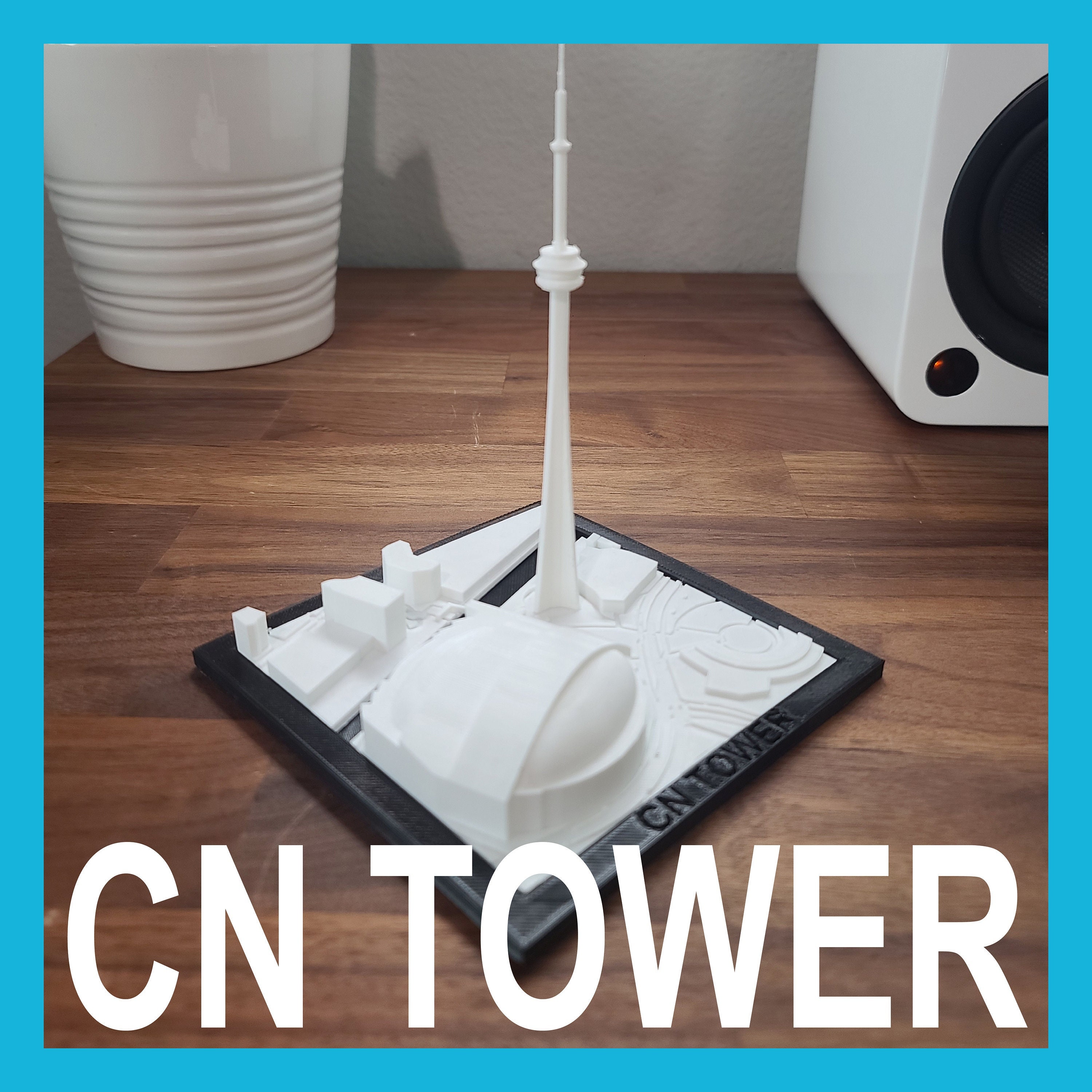 3d-printed CN TOWER Model Eco-designed Toronto Canada Monument ...