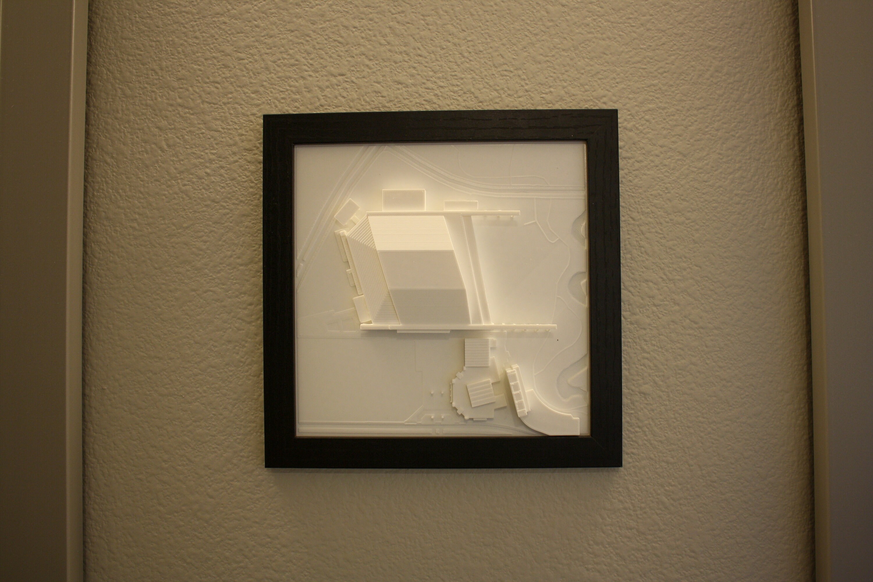 TEXAS RANGERS 3d-printed Globe Life Field Wall Hangable 10x10 Replica ...