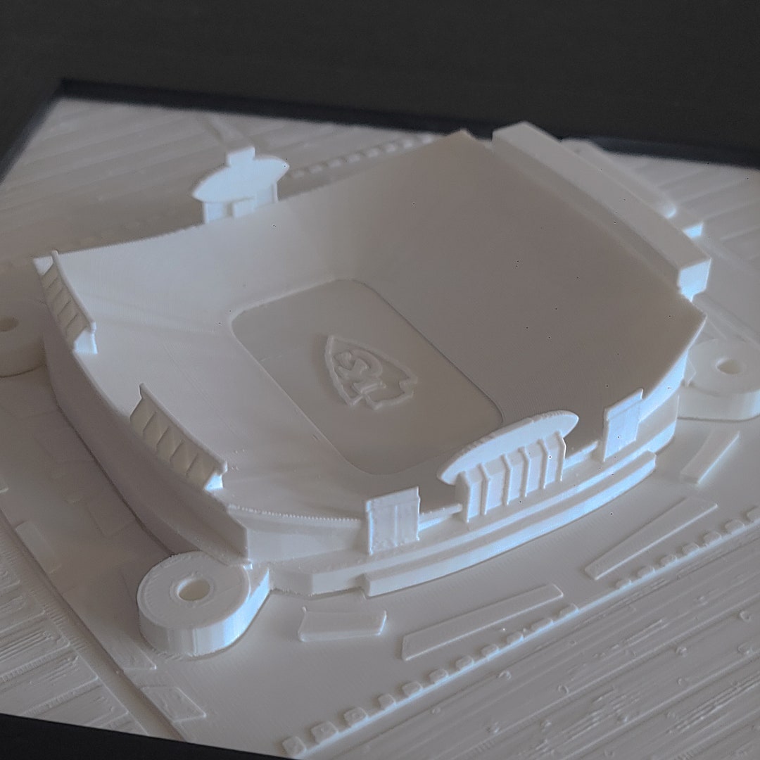 KANSAS CITY CHIEFS 3d-printed Arrowhead Stadium Wall Hangable 10x10 ...