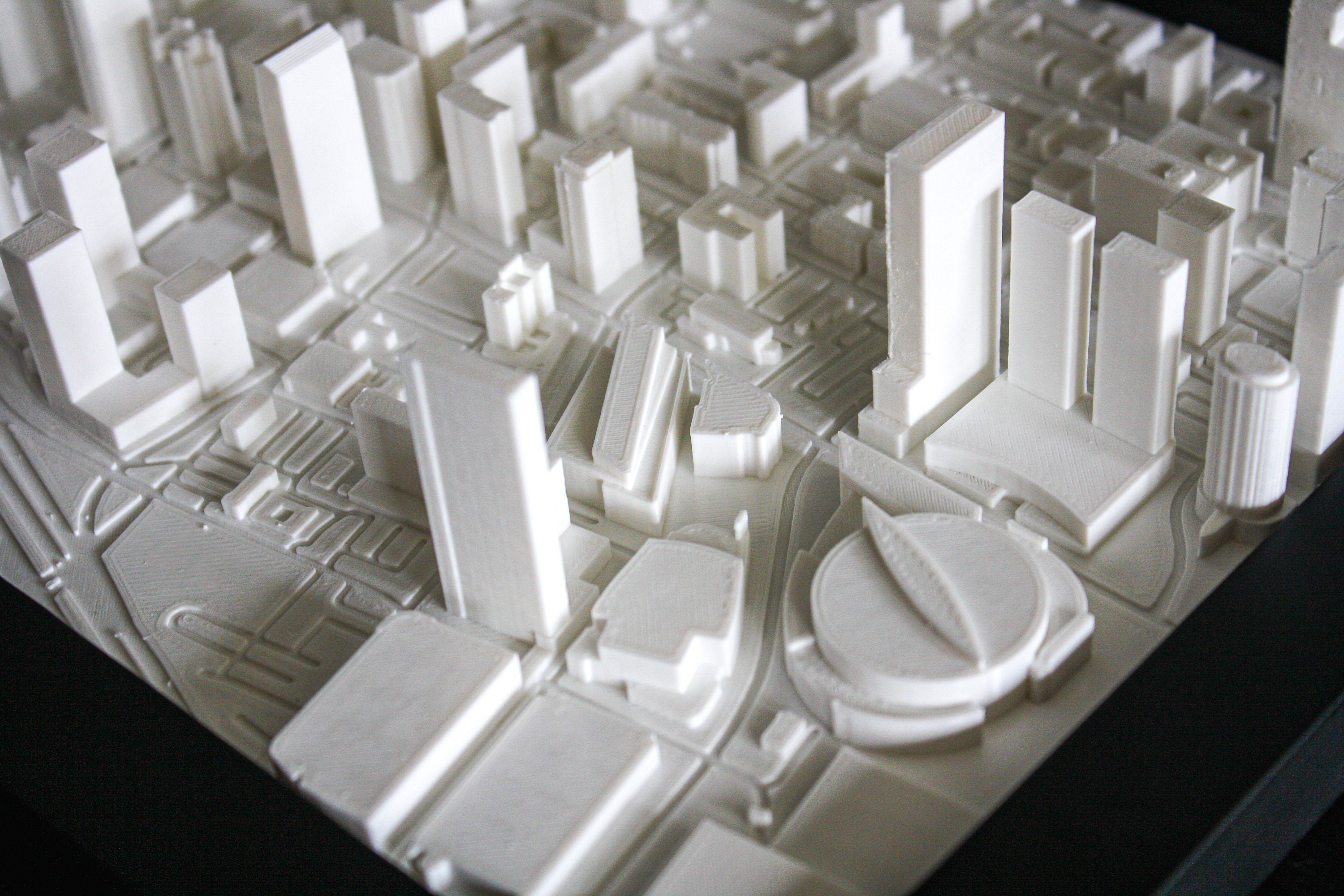 LOS ANGELES CALIFORNIA 3d-printed Map 10x18 Wall-hangable Eco-designed ...