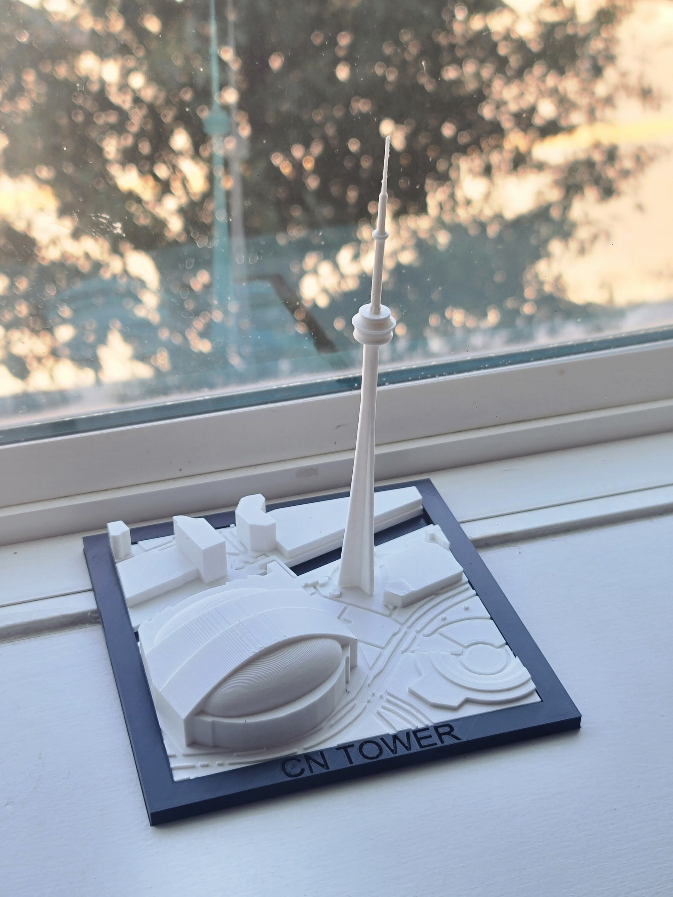 3d-printed CN TOWER Model Eco-designed Toronto Canada Monument ...