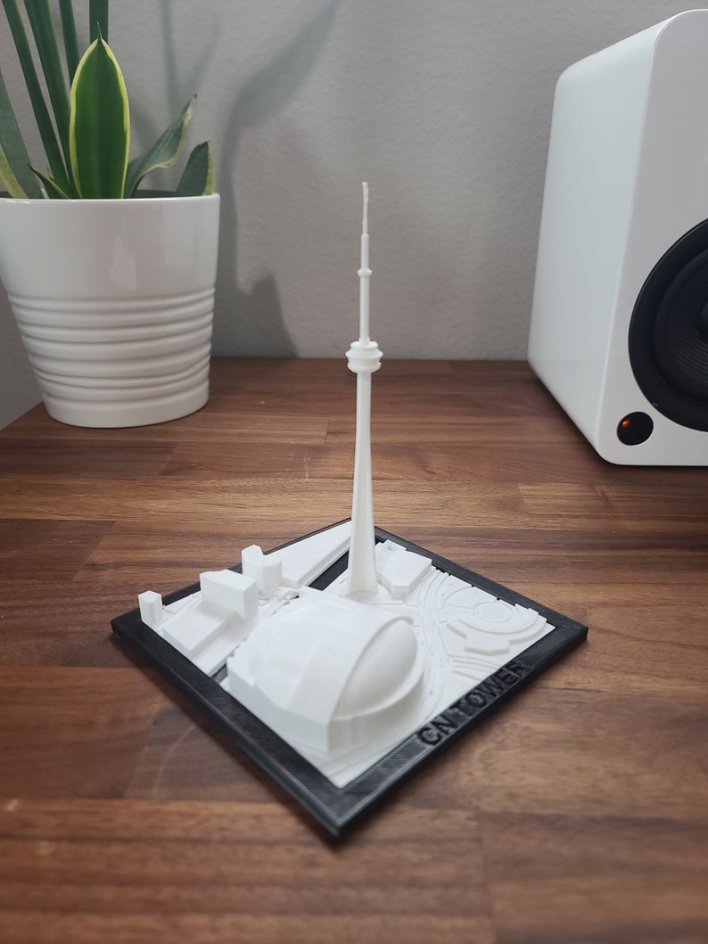 3d-printed CN TOWER Model Eco-designed Toronto Canada Monument ...