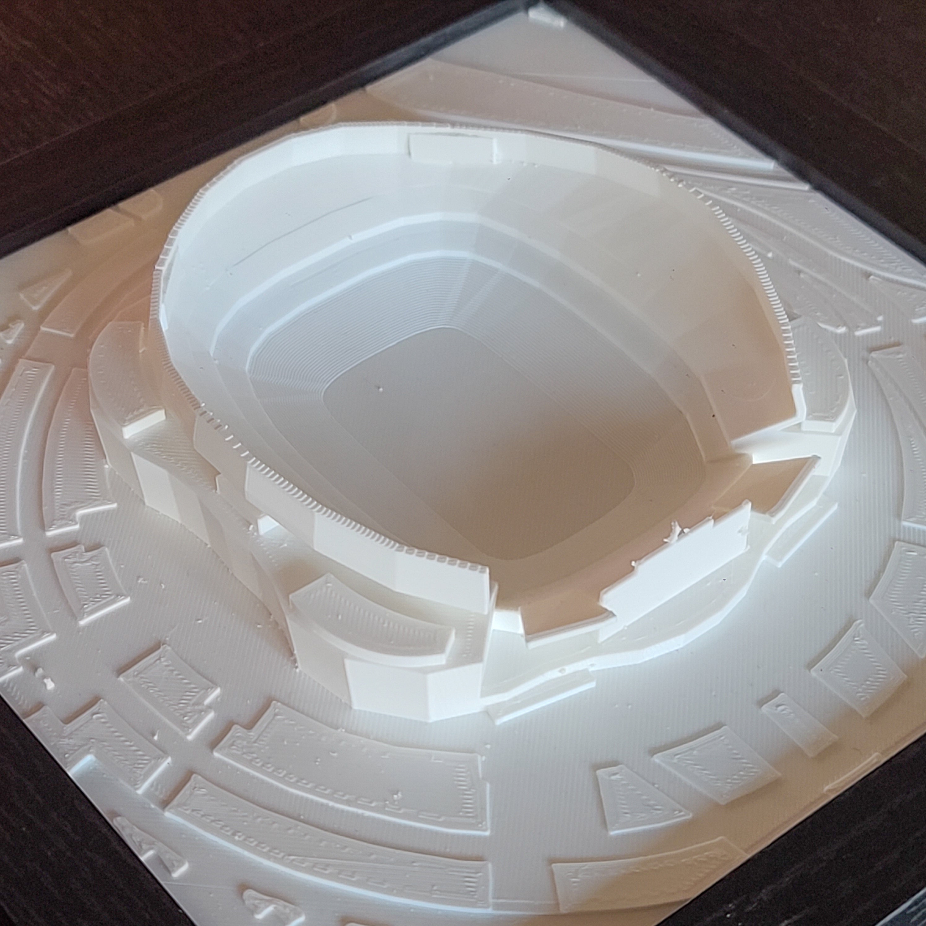 DENVER BRONCOS 3d-printed Mile High Stadium Wall Hangable 10x10 Replica ...