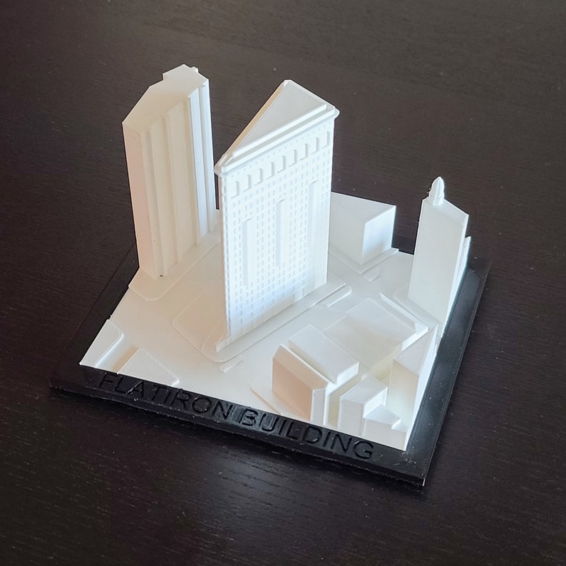 3d-printed FLATIRON BUILDING Model Eco-designed New York City ...