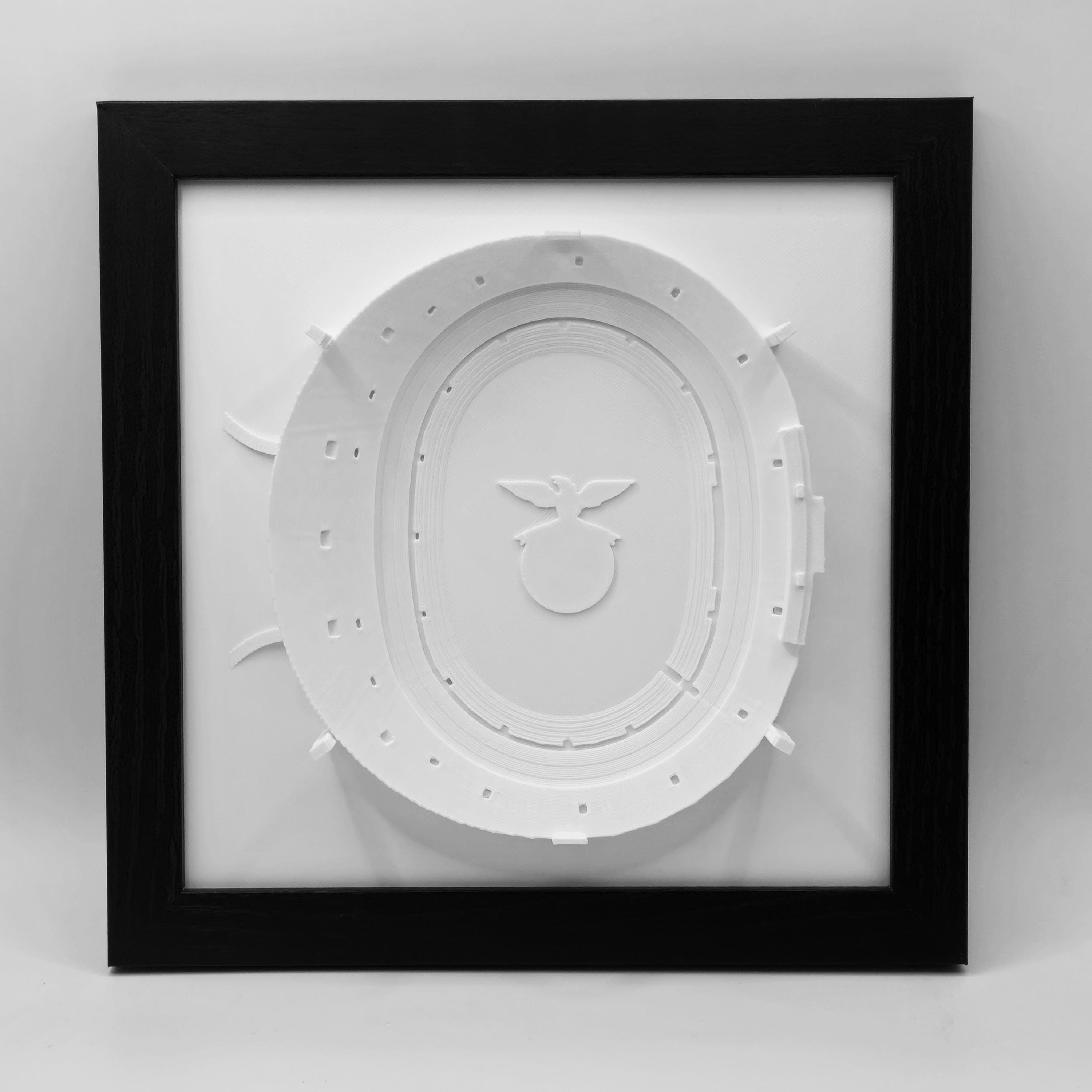 BENFICA ESTADIO Da LUZ (1954) (3D Framed Artwork) Lisbon Portugal ...