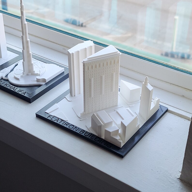 3d-printed FLATIRON BUILDING Model Eco-designed New York - Etsy