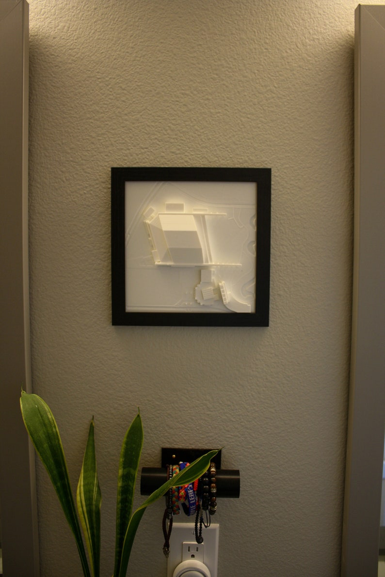 TEXAS RANGERS 3d-printed Globe Life Field Wall Hangable 10x10 Replica ...