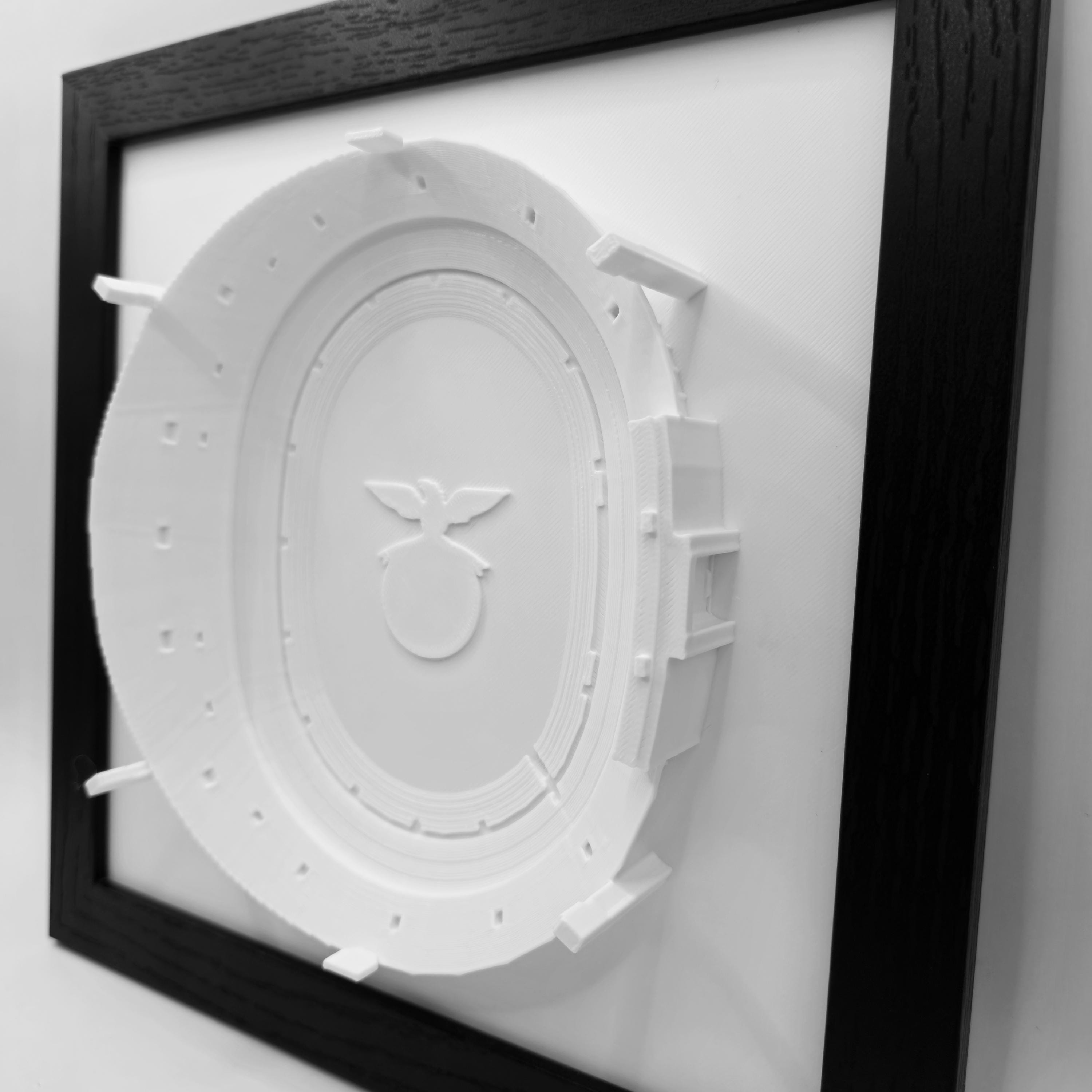 BENFICA ESTADIO Da LUZ (1954) (3D Framed Artwork) Lisbon Portugal ...
