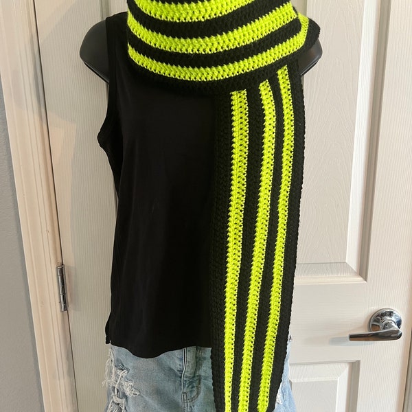 Neon Scarf - Etsy