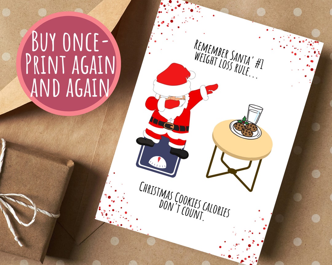 Printable Rude Christmas Card 2022 Punny Christmas Card Sassy Christmas ...