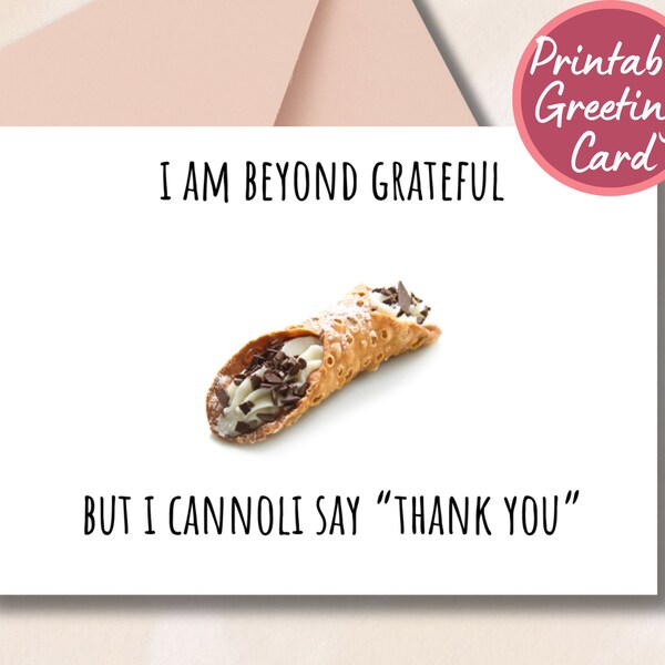 Grateful Pun Card - Etsy
