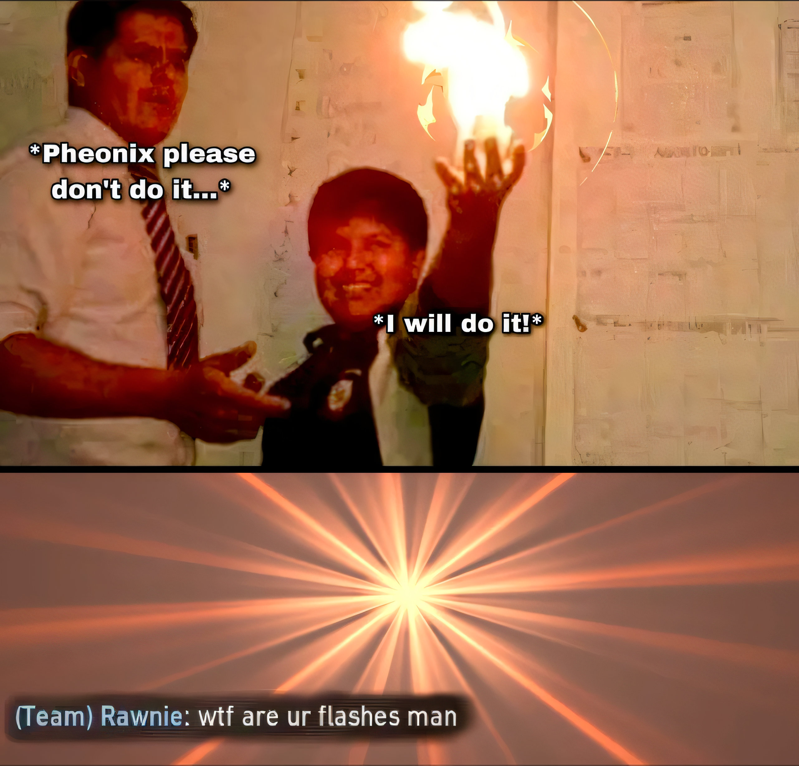 Phoenix Flashing His Teammates VALORANT Joke Sticker Meme - Etsy