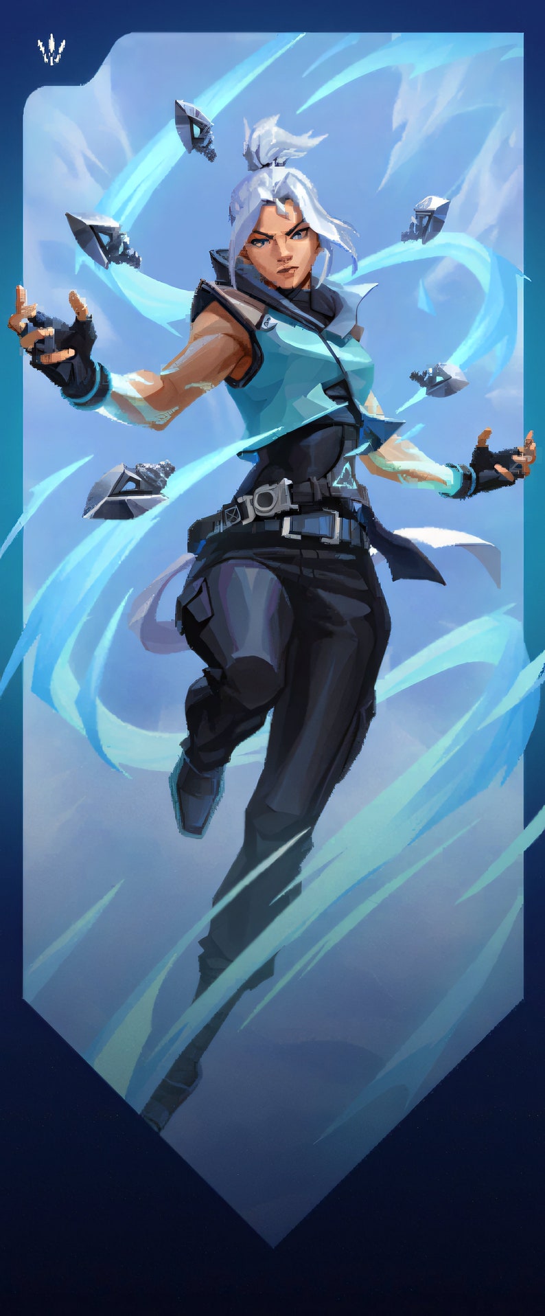 Unstoppable Jett Valorant Player Card Sticker 3 5 X Etsy Hong Kong