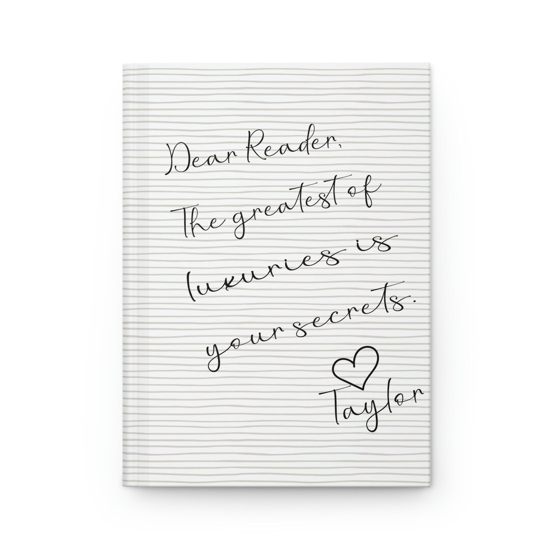 Taylor Swift Journal Dear Reader Journal Midnights Journal Dear Reader ...
