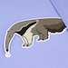 Cute Giant Anteater Die-cut Vinyl Sticker | Wildlife Animal Sticker for ...