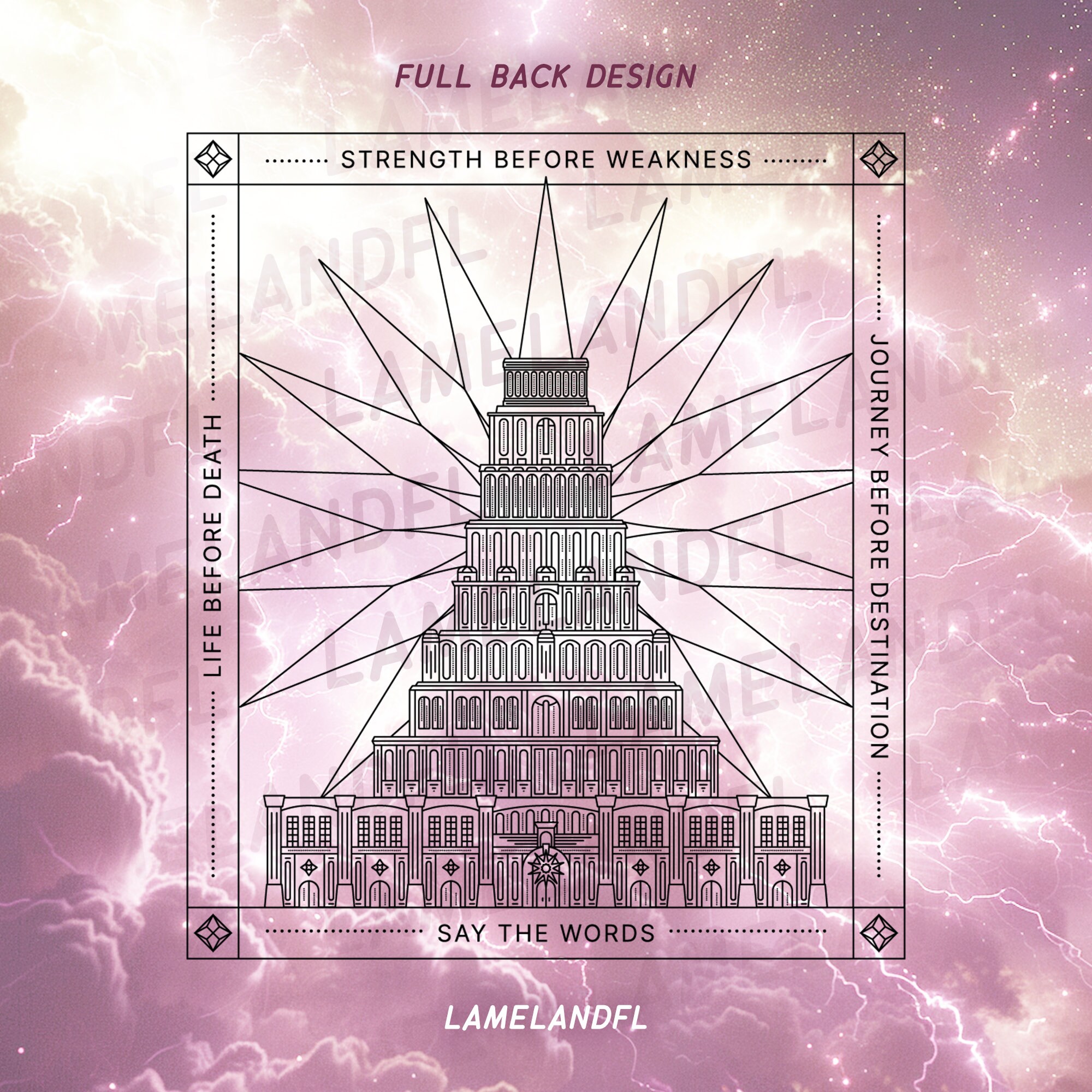 Say the Words Stormlight Archives Fantasy Inspirational Geometric ...