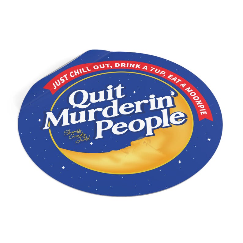 Moonpie Sheriff Grady Judd Sticker: Lakeland Florida Vinyl Decal - Etsy