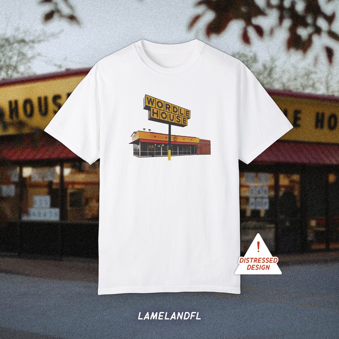 Wordle House | Funny Distressed Waffle House NYT Wordle Game | Women's ...