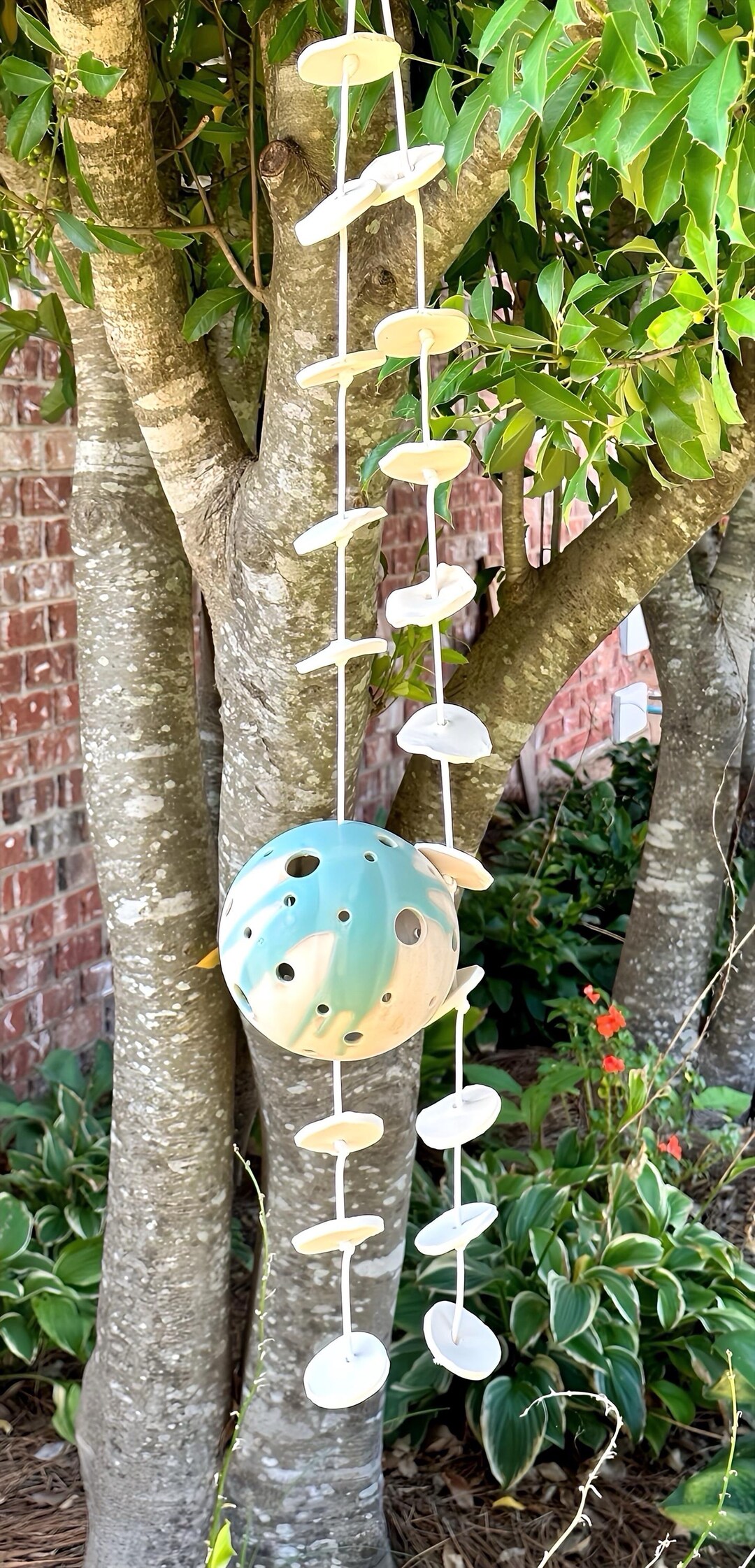 Wind-chime Gift ****DOUBLE Strand****chimes for Outdoors-decorative ...