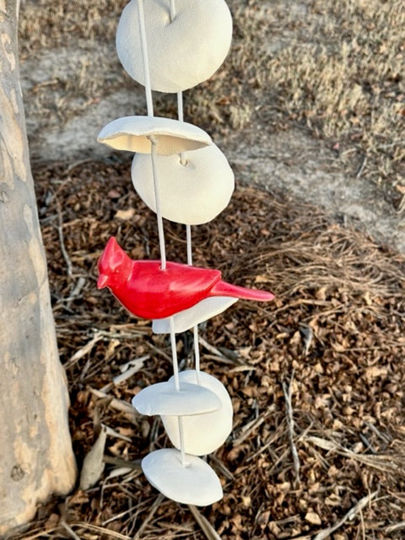 Cardinal Memorial Wind-chime-a Beautiful Soul Sympathy Wind Chime ...