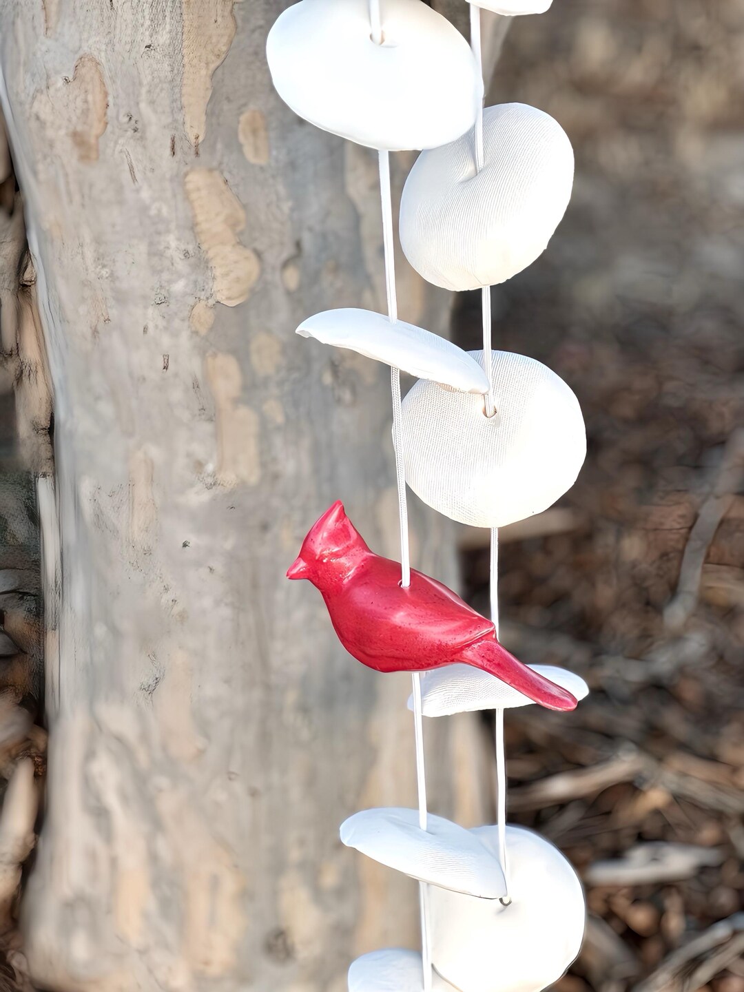 Cardinal Memorial Wind-chime-a Beautiful Soul Sympathy Wind Chime ...