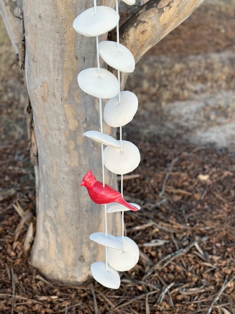 Cardinal Memorial Wind-chime-a Beautiful Soul Sympathy Wind Chime ...