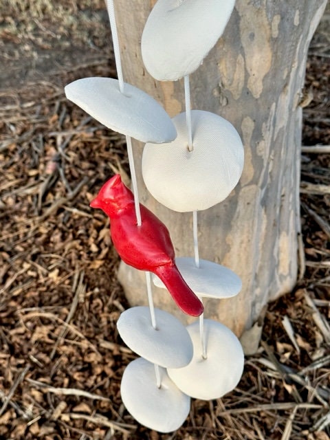 Cardinal Memorial Wind-chime-a Beautiful Soul Sympathy Wind Chime ...