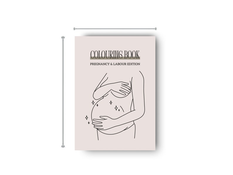 Pregnancy Labour Colouring Book, Empowering Affirmations, Fun Labour ...