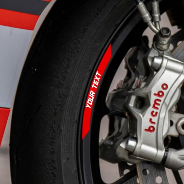 Custom Motorcycle Rim Stickers - Etsy