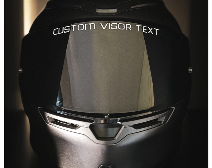 Visor Decal - Etsy