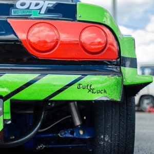 Vinyl Decal 'tuff Luck'. Car Decal for Drift Car // Motorsports Decal ...