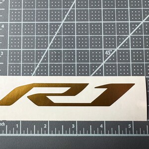 Yamaha R1 Vinyl Decal Set / Motorcycle Sticker / Aftermarket Fairing ...