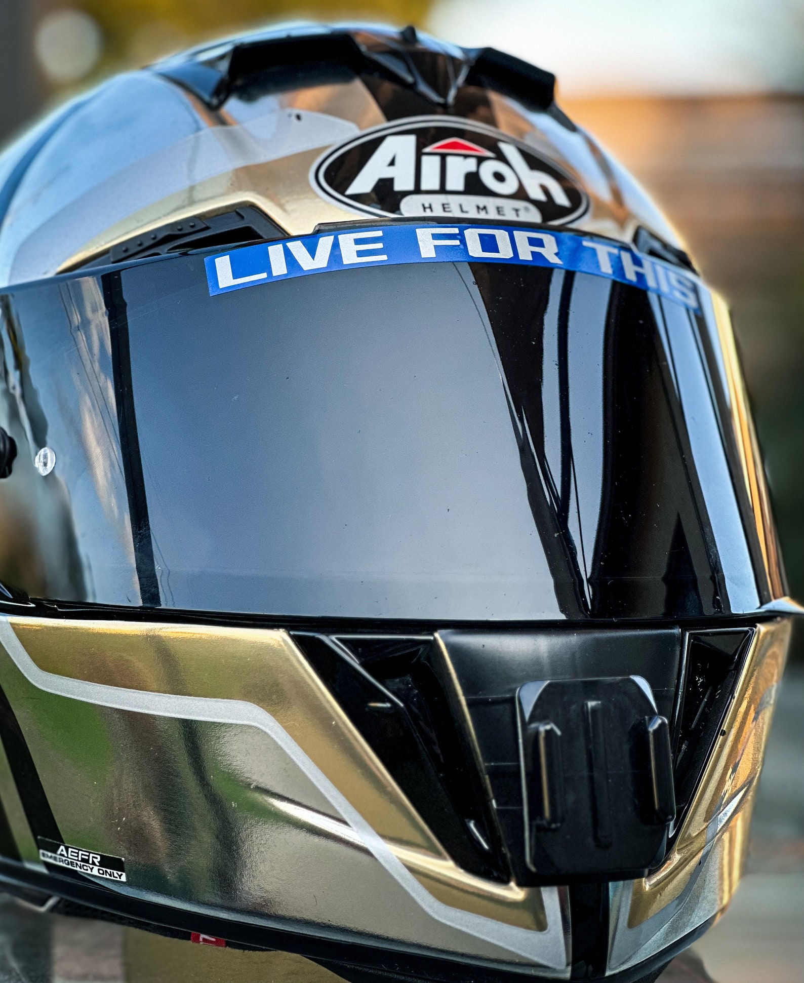 Motorcycle Helmet Visor Strip. Personalized Text / Custom Text ( Racing ...