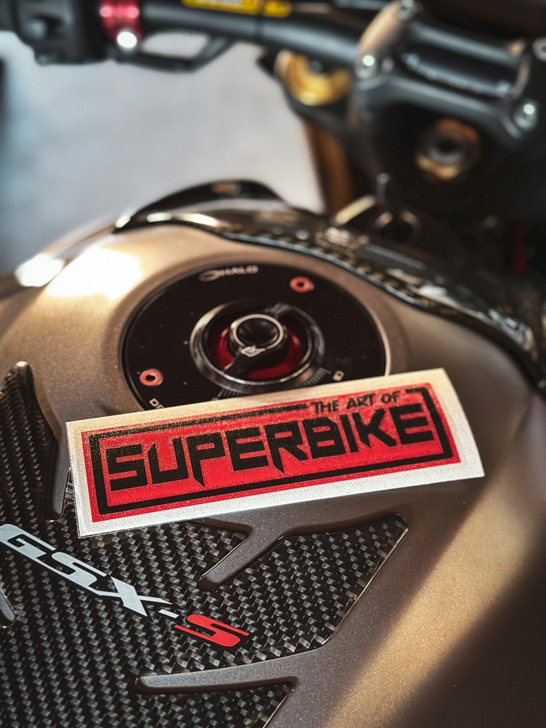 The Art of Superbike Vinyl Decal. motorcycle - Etsy
